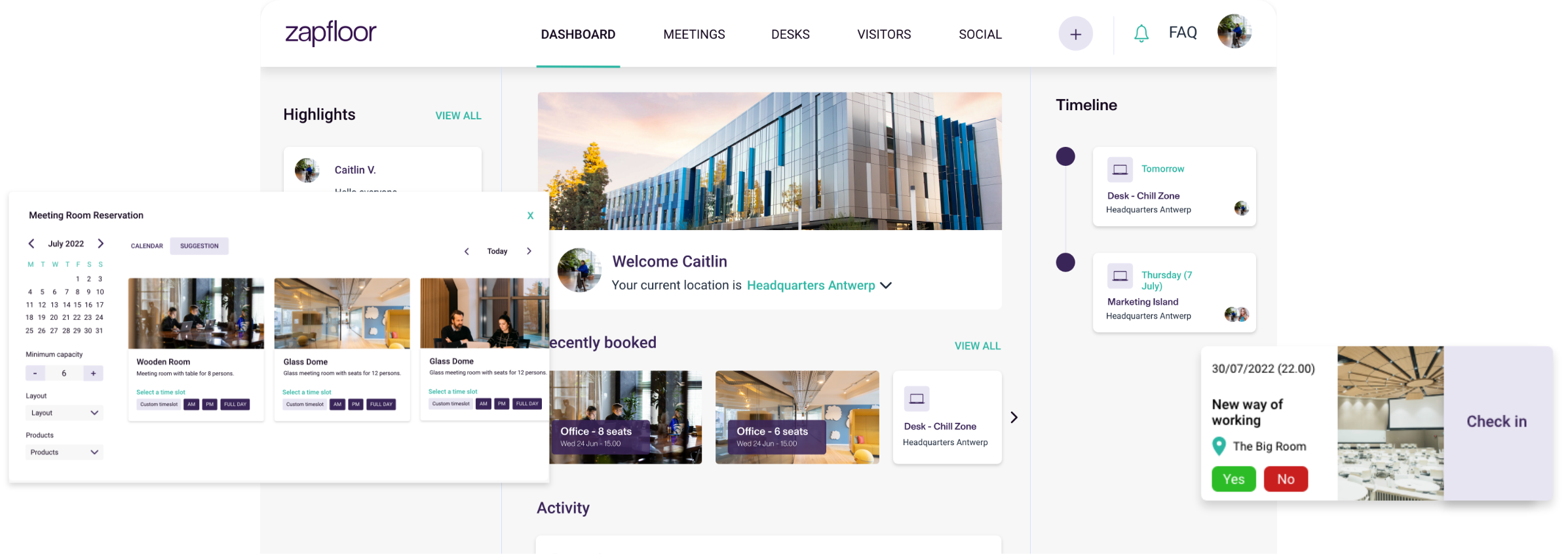 zapfloor | Workspace management software